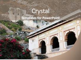 Monkey Temple Galwar Bagh PPT template 69 | CrystalGraphics