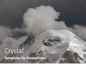 Monte Rosa Mountain Massif PPT template 59 | CrystalGraphics