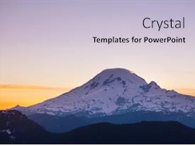 Mount Rainier National Park Washington PPT template 63 | CrystalGraphics