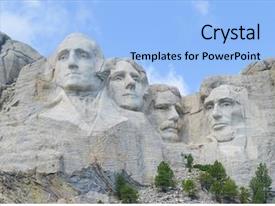 Mount Rushmore National Monument PPT template 2 | CrystalGraphics
