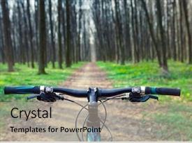 Mountain Biking Down Hill Descending PPT template 43 | CrystalGraphics