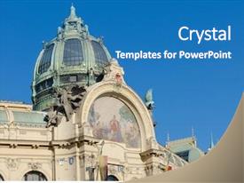 Municipal House Art Nouveau Decoration PPT template 54 | CrystalGraphics