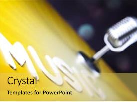 Music Background PPT template 38 | CrystalGraphics