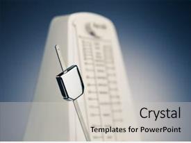 Music Metronome PPT template 13 | CrystalGraphics