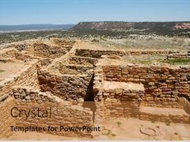 Native American Indian Ruins PPT template 0 | CrystalGraphics