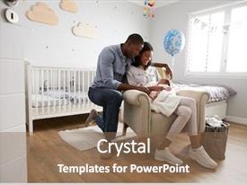 Newborn Baby In Nursery PPT template 14 | CrystalGraphics