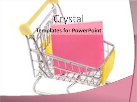 Note Paper In Shopping Cart PPT template 69 | CrystalGraphics