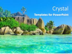 Ocean Summer Beauty PPT template 52 | CrystalGraphics