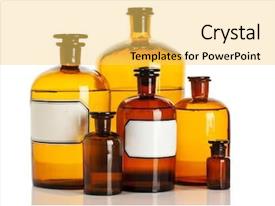 Pharmacy Old Apothecary Bottles Of PPT template 14 | CrystalGraphics