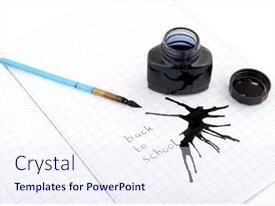 Old Fashioned Back To School PPT template 93 | CrystalGraphics