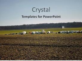 Old Rusty And Demolished Cars PPT template 0 | CrystalGraphics