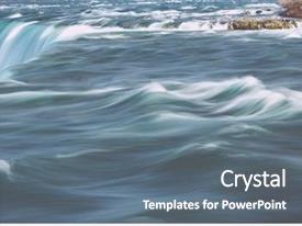 Ontario Power Motion River At Niagara Falls PPT template 82 ...