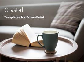 Open Book On A Living PPT template 33 | CrystalGraphics