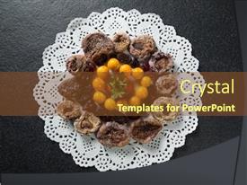 Overhead View Of Various Fruits PPT template 72 | CrystalGraphics