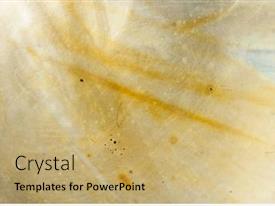 Oxidize Copper Surface Focus PPT template 45 | CrystalGraphics
