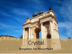 Pacing Arch Of Peace Or Arco PPT template 4 | CrystalGraphics
