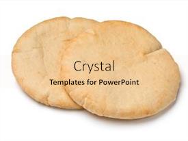 Pair Of Fresh Baked Pita PPT template 14 | CrystalGraphics
