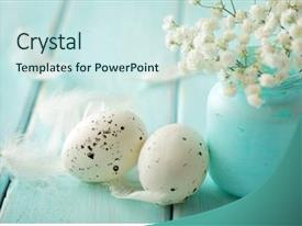 Pastel Egg Easter Decoration PPT template 47 | CrystalGraphics