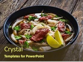 Pho Soup Vietnamese Soup PPT template 91 | CrystalGraphics