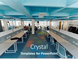 Photo Of A Modern Office PPT template 71 | CrystalGraphics