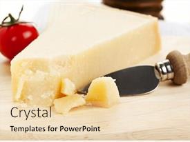Piece Of Parmesan Cheese PPT template 4 | CrystalGraphics