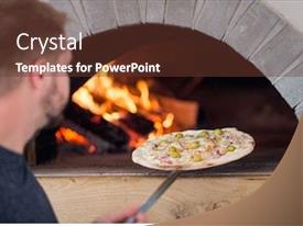 Piziola Puts Pizza PPT template 28 | CrystalGraphics