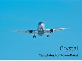Plane PPT template 77 | CrystalGraphics