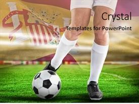 Player Against Digitally Generated Spanish PPT template 99 ...