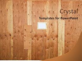 Plywood Wall With Masking Taped PPT template 27 | CrystalGraphics