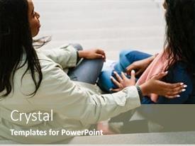 Portrait Close Up From Back PPT template 55 | CrystalGraphics