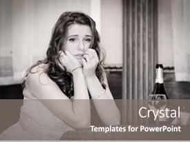 Portrait Of A Fiance PPT template 45 | CrystalGraphics