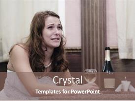 Portrait Of A Fiance PPT template 78 | CrystalGraphics