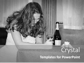 Portrait Of A Fiance PPT template 44 | CrystalGraphics