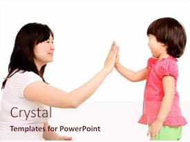 Portrait Of Mother PPT template 89 | CrystalGraphics