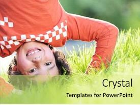 Portraits Of Happy Kids Playing PPT template 45 | CrystalGraphics