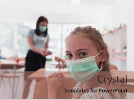 Preschool Education Students At School PPT template 79 | CrystalGraphics