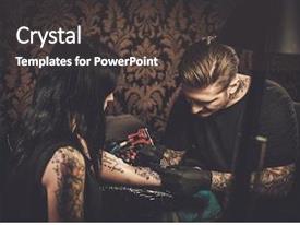 Professional Tattoo Artist Makes PPT template 19 | CrystalGraphics