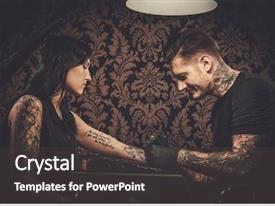 Professional Tattoo Artist Makes PPT template 15 | CrystalGraphics