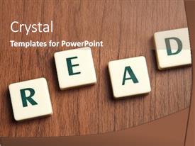 Read Word Made By Letter PPT template 34 | CrystalGraphics