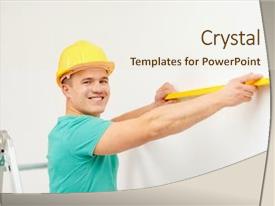 Repair Building And Home Concept PPT template 75 | CrystalGraphics