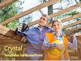 Resthome Safety Portrait Of Happy Female Worker PPT template 15 ...