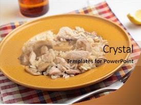 Risotto With Mushrooms And Turkey PPT template 24 | CrystalGraphics
