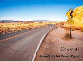 Road Through Valley Of Fire PPT template 31 | CrystalGraphics