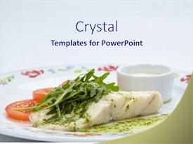 Roasted Fish With Sauce PPT template 1 | CrystalGraphics