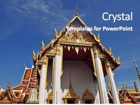 Royal Palace In Bangkok Thailand PPT template 16 | CrystalGraphics