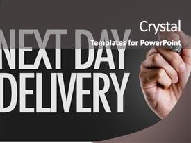 Royalty Free Hand Writing The Text Next PPT template 1 | CrystalGraphics