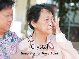 Condolence Sad Parenting Sadness PPT template 73 | CrystalGraphics