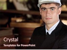 Safety Audit Industrial Theme Manager PPT template 86 | CrystalGraphics