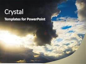 Shining Angel Nasty Day Light And Dark PPT template 34 | CrystalGraphics