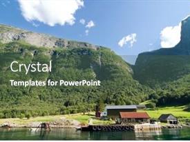 Small Mountain Farm In Sognefjord PPT template 23 | CrystalGraphics